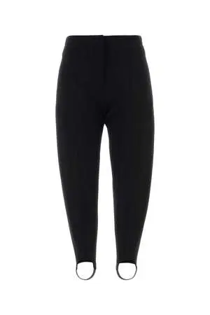 Loewe Stretch Wool Blend Pant - Black