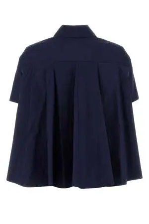 Loewe Navy Poplin Paula S Ibiza Shirt - Blue