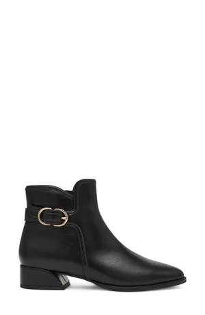 Anne Klein Akanchor Bootie - Black Smooth