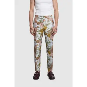 TWISTED TAILOR Hirshfield Slim Fit Floral Suit Trousers