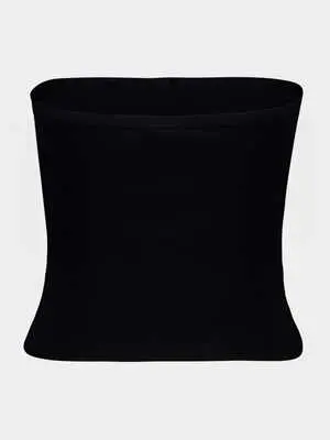 COURREGES Buckle Knit Bustier Top
