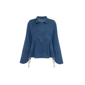 AUDREY VALLENS Denim Affair Shirt - Blue