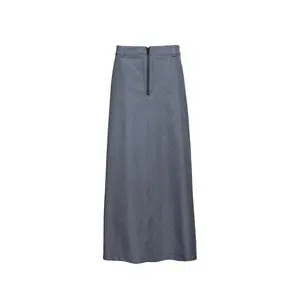 AUDREY VALLENS Miss Av Maxi Skirt - Grey