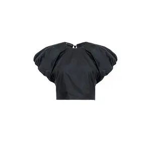 AUDREY VALLENS All-gen Gathers And Volume Top - Black