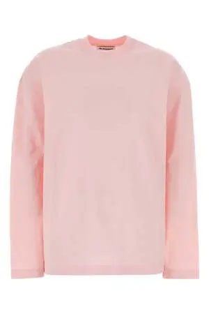 JIL SANDER Jil Sander Women Pink Cotton T-Shirt Pink