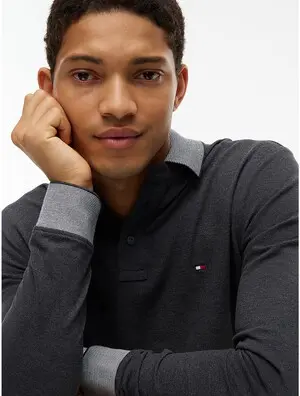 Tommy Hilfiger Regular Fit Two-tone Pique Polo