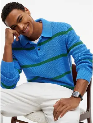 Tommy Hilfiger Waffle-knit Sweater Polo