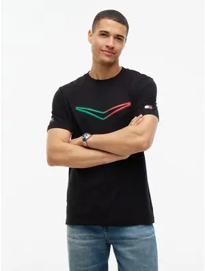 Tommy Hilfiger Tommy X Cadillac F1 Team Mexico T-shirt - Black