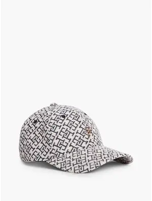 Tommy Hilfiger Jacquard Monogram Baseball Cap - Space Blue