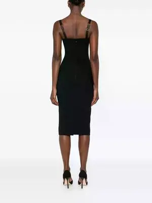 Elisabetta Franchi Sweetheart-neck Sleeveless Dress