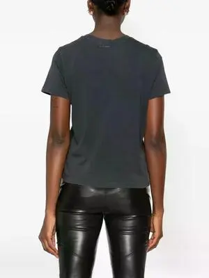 ANINE BING Shelley Logo-print Cotton T-shirt