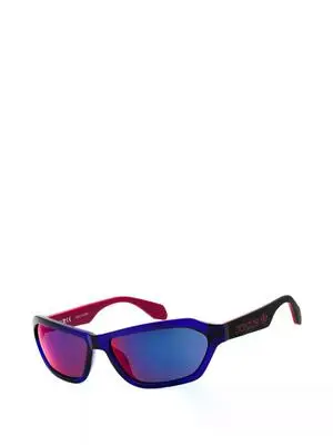 Adidas Rectangle-frame Sunglasses - Blue