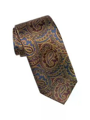 ELIZABETTA San Carlo Paisley-jacquard Tie