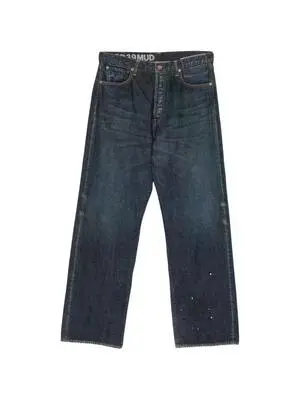 Visvim Social Sculpture 01 Wide-leg Jeans - Blue