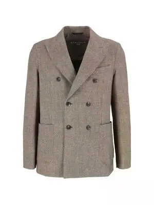 CIRCOLO 1901 Double-breasted Patch-pocket Jacket - Brown