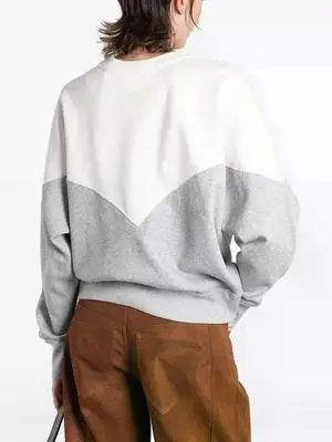 MARANT ETOILE Houston Logo-print Panelled Sweater