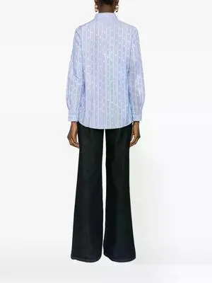 Etro Striped Floral-print Shirt