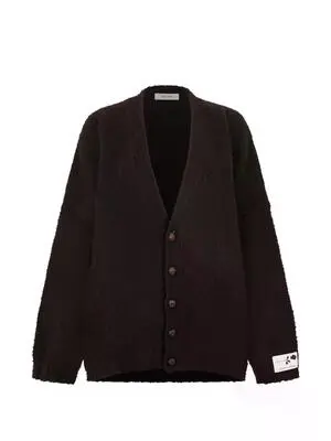GOLDEN GOOSE Cardigan In Casentino-effect Wool - Brown