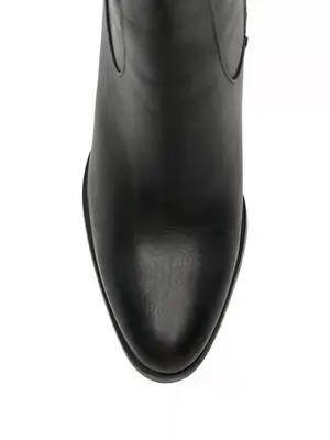 SERGIO MORETTI FIRENZE Buckle-detail Leather Ankle Boots