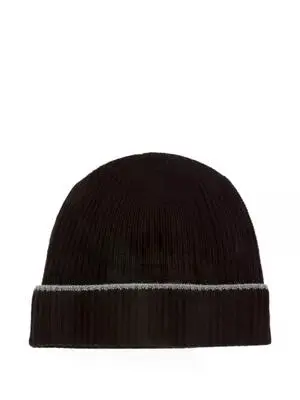 Eleventy Ribbed-knit Beanie Hat