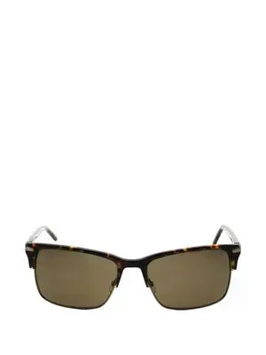 CHESTERFIELD Rectangular-frame Sunglasses - Brown