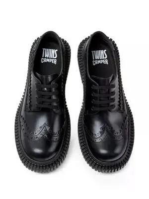 Camper Pix Brogue-detail Leather Loafers Shoes