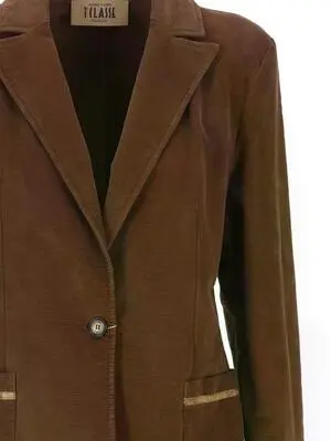 ALVIERO MARTINI 1° CLASSE Single-breasted Cotton Blazer