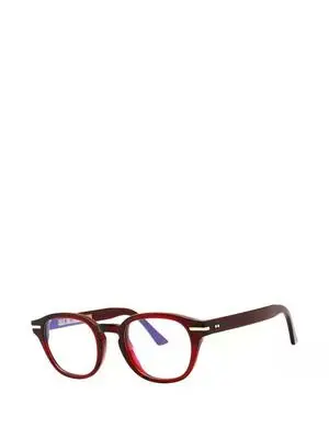CUTLER & GROSS Round-frame Glasses - Red