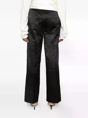 FORTE_FORTE Satin-finish Wide-leg Trousers