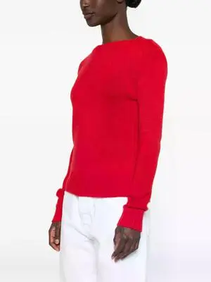 Eric Bompard Cashmere Crew-neck Sweater - Red