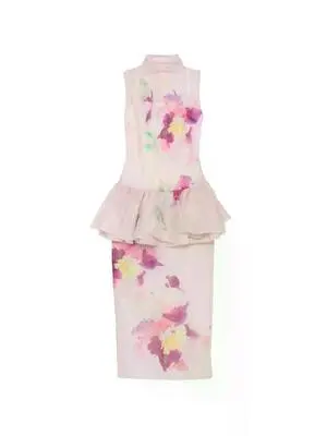 Aje Arlina Ruffled Floral-print Gown - Pink