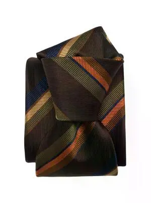 ELIZABETTA Battisti Silk Jacquard Tie
