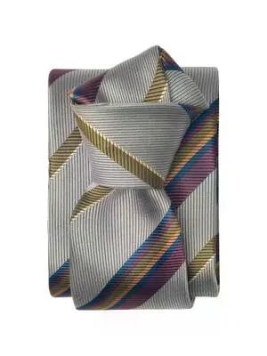 ELIZABETTA Lugano Jacquard-stripe Tie