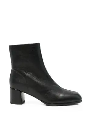 SERGIO MORETTI FIRENZE Square-toe Ankle Boots - Black