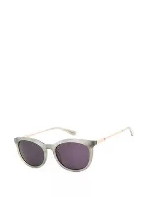 Anne Klein Oval-frame Sunglasses - Grey