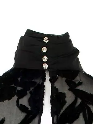 Redemption Devoré Pussy-bow Blouse