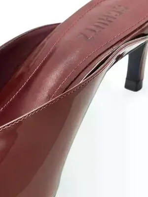 Schutz Loren Pointed-toe Patent-finish Mules