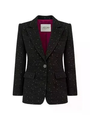 Redemption Sequin-embellished Tweed Blazer