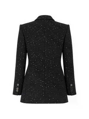 Redemption Sequin-embellished Tweed Blazer
