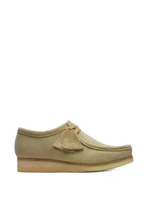 Clarks Wallabee Suede Boat Shoes - Neutrals