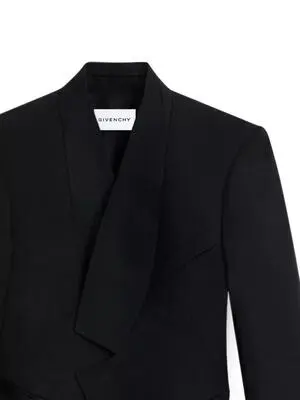 Givenchy Reverse Lapel Jacket In Wool