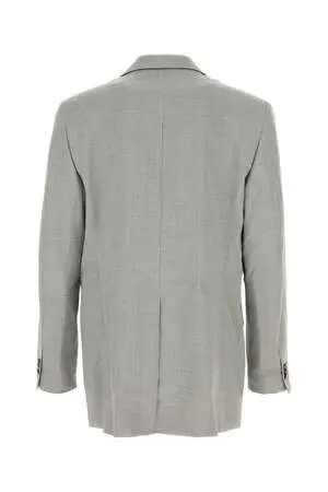 Loewe Grey Wool Blazer - Gray