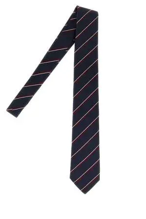 Giorgio Armani Embroidered Silk Tie - Multicolor