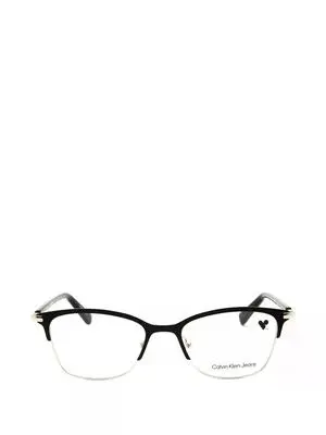 Calvin Klein Rectangle-frame Glasses - Black