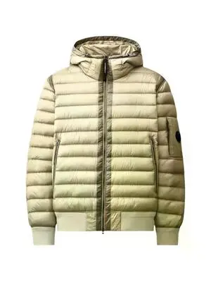 C.P. COMPANY D.d. Shell Hooded Lens Down Jacket - Neutrals
