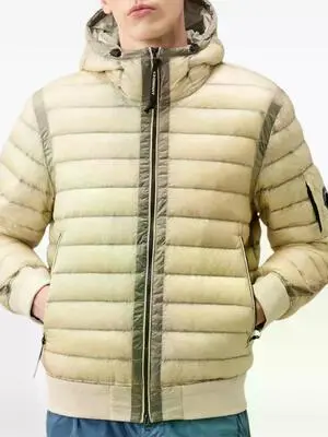 C.P. COMPANY D.d. Shell Hooded Lens Down Jacket - Neutrals
