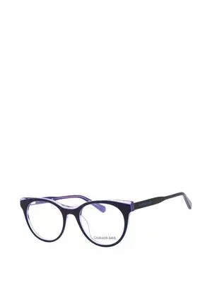Calvin Klein Round-frame Glasses - Blue