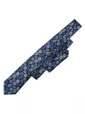 ELIZABETTA Pergola Floral-jacquard Tie