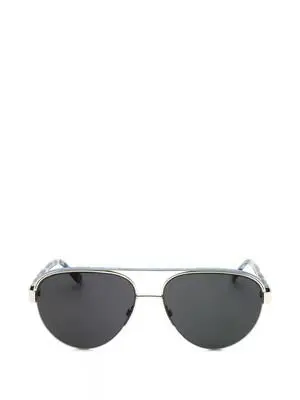 Bebe Double-bridge Sunglasses - Silver