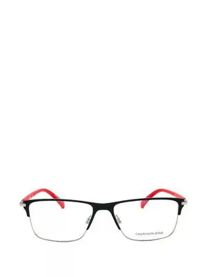 Calvin Klein Rectangle-frame Glasses - Blue